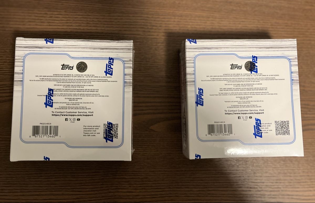 Topps Chrome® Basketball 2025 – 2 Boxes (Neuf avec emballage d'origine ...