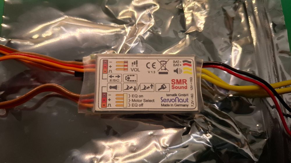 Servonaut SMR Soundmodul - RC Soundmodul zu Raupe / Radlader (Gebraucht ...
