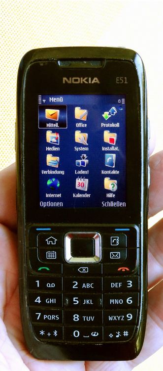 Nokia E51 ein der ersten BusinessHandys, 3G, made in Finland (Gebraucht ...