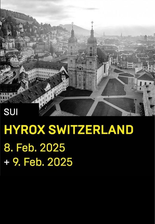Hyrox Switzerland Tickets Doubles Mixed 8. Feb. 2025 (Neu und ...