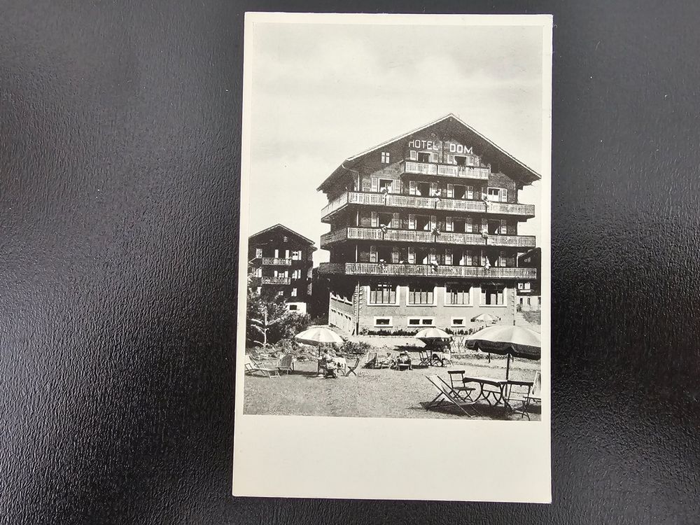PK Postkarte Hotel Dom Zermatt (Gebraucht) in Dallenwil für CHF 5 – mit ...