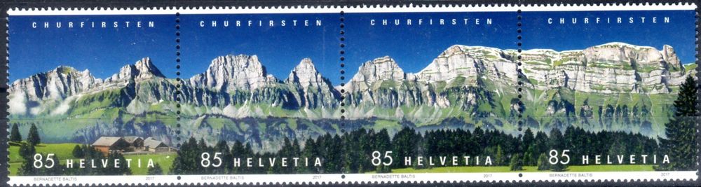 2017 SONDERMARKEN CHURFIRSTEN SERIE ** POSTFRISCH ** - BL43 (Neu (gemäss Beschreibung)) in ...