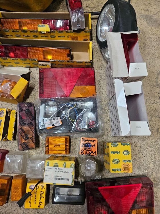 Baumaschinen Anhänger Lampen Blinker Scheinwerfer Pos licht (Neu ...