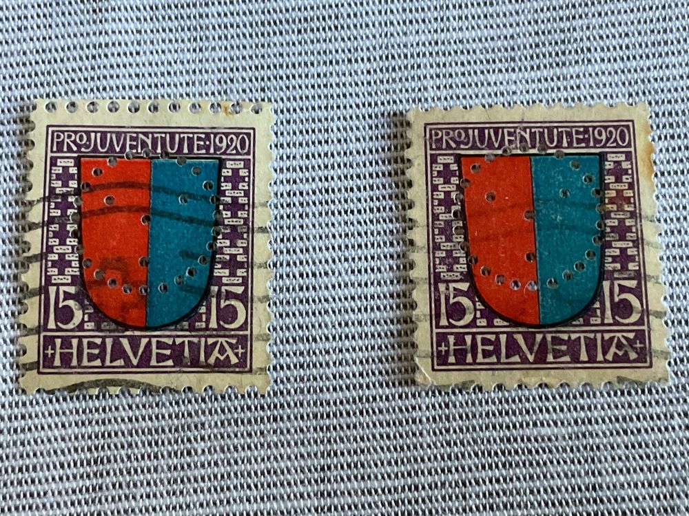 PERFIN BRIEFMARKEN, PJ 17, SOCIÉTÉ DE BANQUE SUISSE LAUSANNE | Kaufen ...