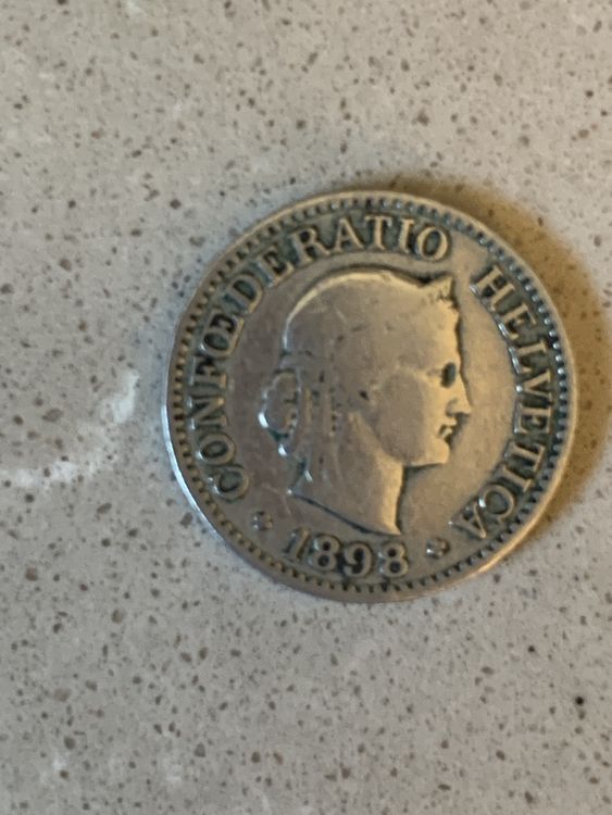 10 Rp. Münze, Jg. 1898 (D'occasion) à Dornach pour CHF 7 – avec ...