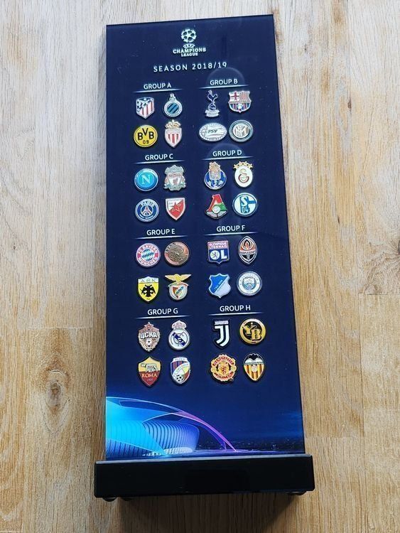 UCL Pin Set Champions League UEFA 32 Pins 2018 / 19 Fussball | Kaufen auf Ricardo