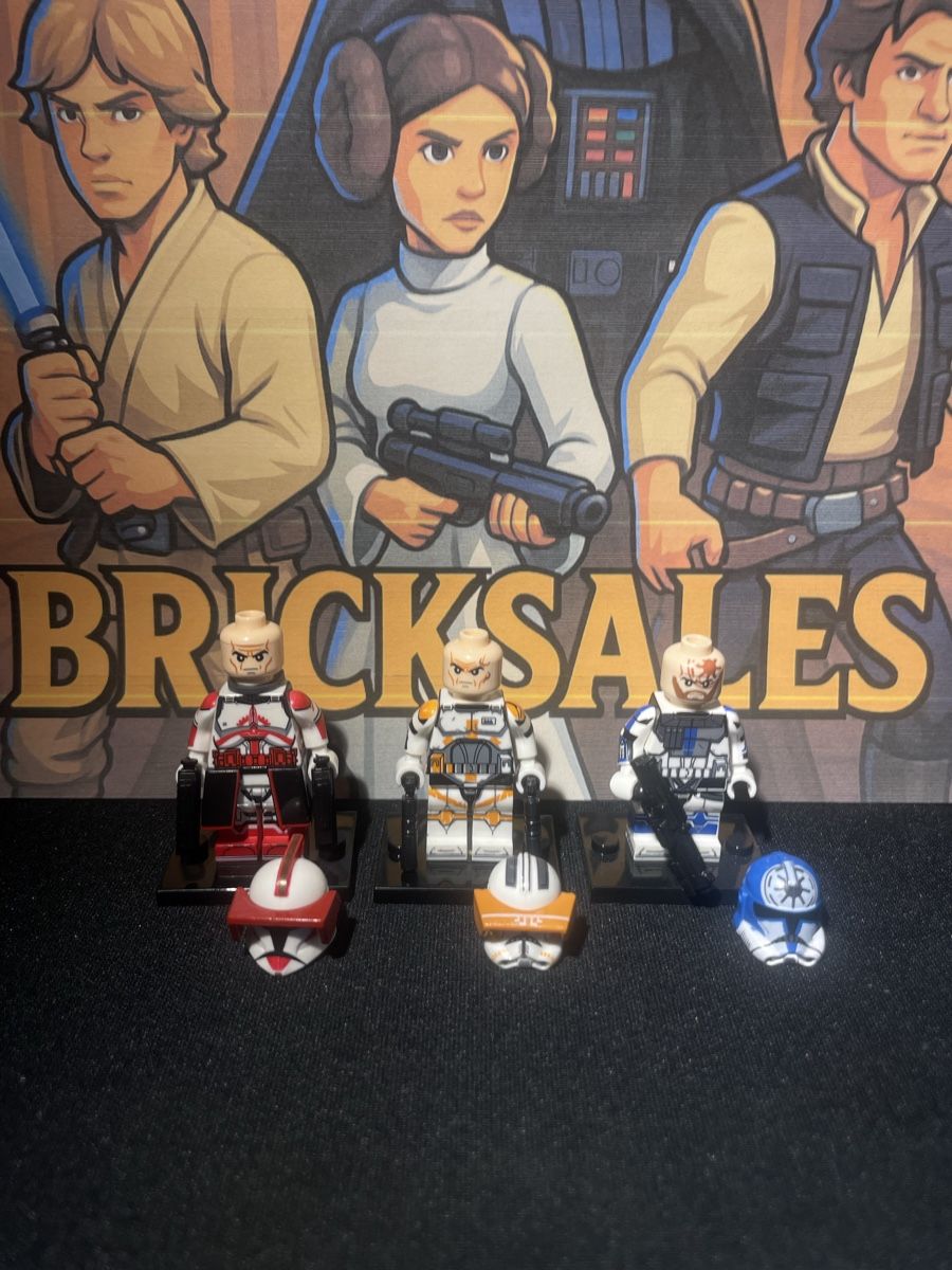 Star Wars Figur Commander Fox Cody Jesse Trooper Lego-Komp. (Neu ...