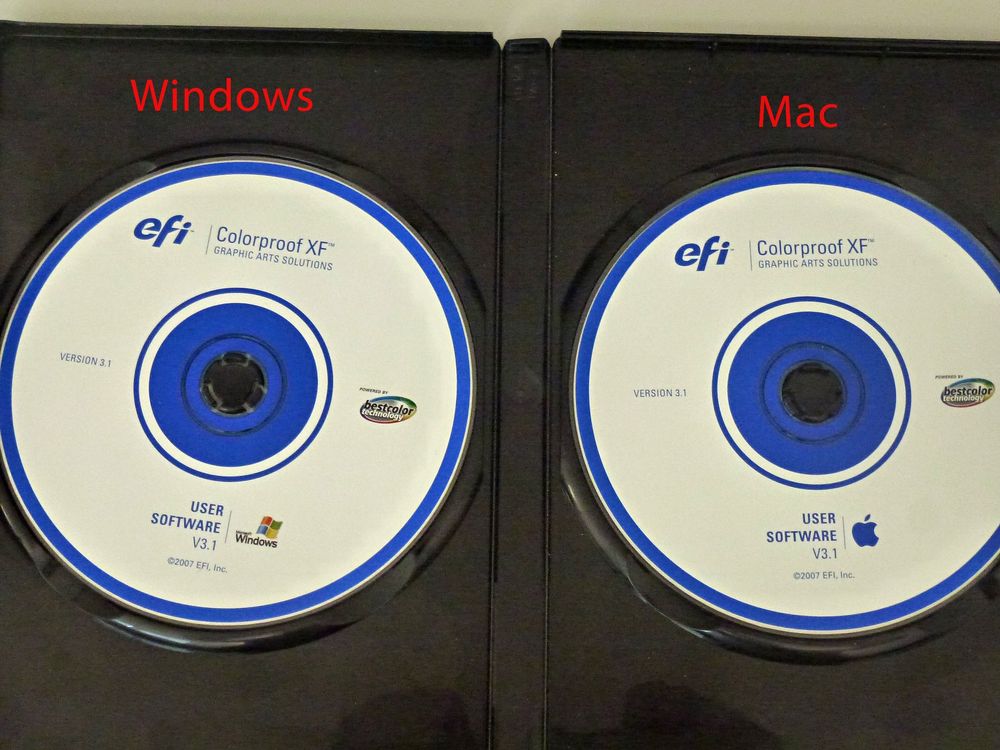 EFI Colorproof XF 3.1 (alte Version) Proofsoftware Mac/Win (Gebraucht ...