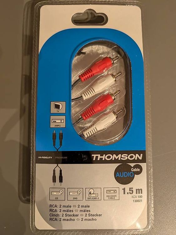 Thomson RCA Audio Kabel CinchStecker (Gebraucht) in Luzern für CHF 2 ...