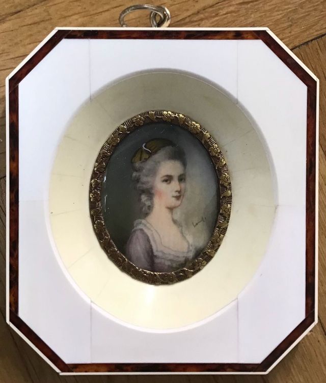 Antike Miniature Gemälde Unleserlich Sig (Gebraucht) in Root für CHF 45 – mit Lieferung auf ...