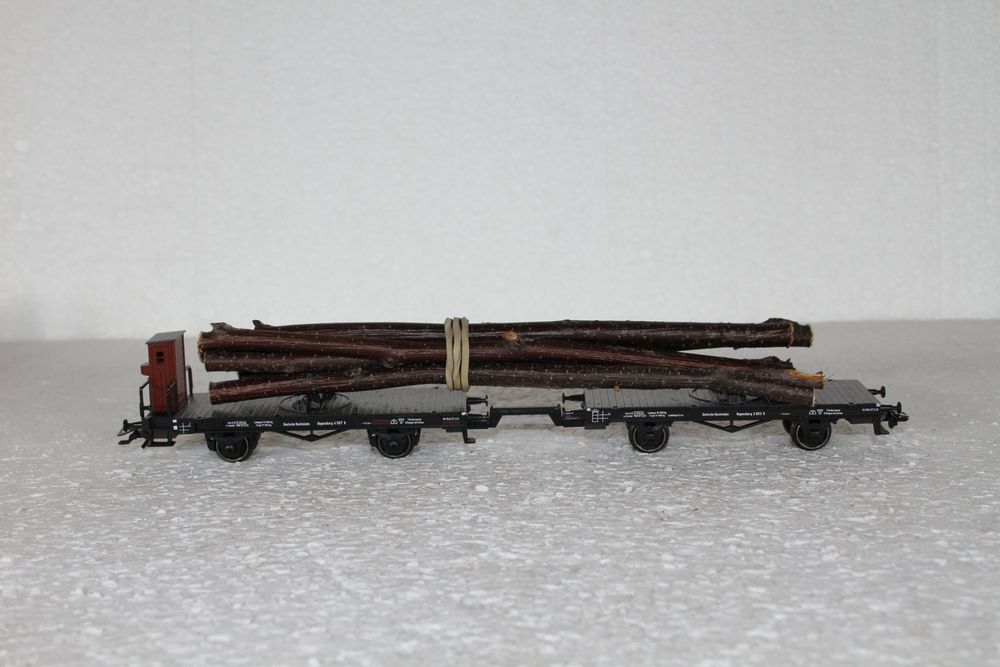Märklin 48841 Drehschemelwagen Set mit Holzladung (Gebraucht) in ...