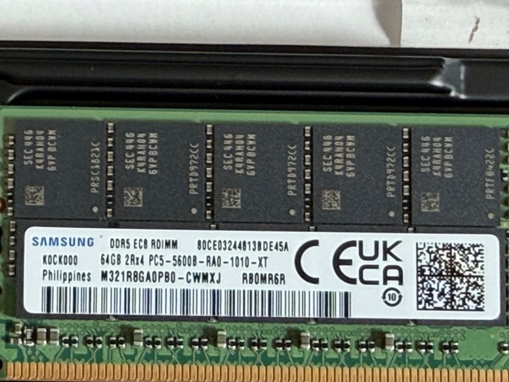 Samsung 64GB DDR5 ECC RDIMM 5600MHz Server RAM (Gebraucht) in ...