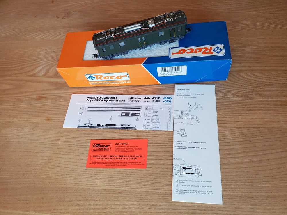 De 4/4 grün Analog 43950 ROCO (Neu (gemäss Beschreibung)) in Seon für ...