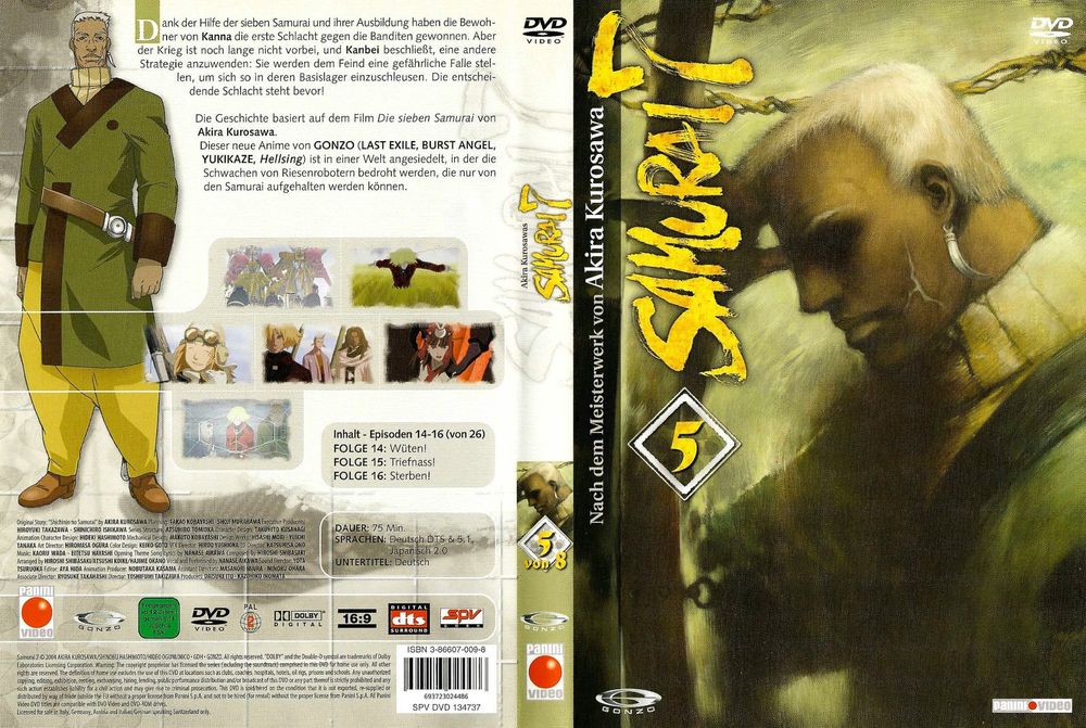Samurai 7 Vol. 5 DVD (Gebraucht) in Hedingen für CHF 7 – mit Lieferung auf Ricardo kaufen