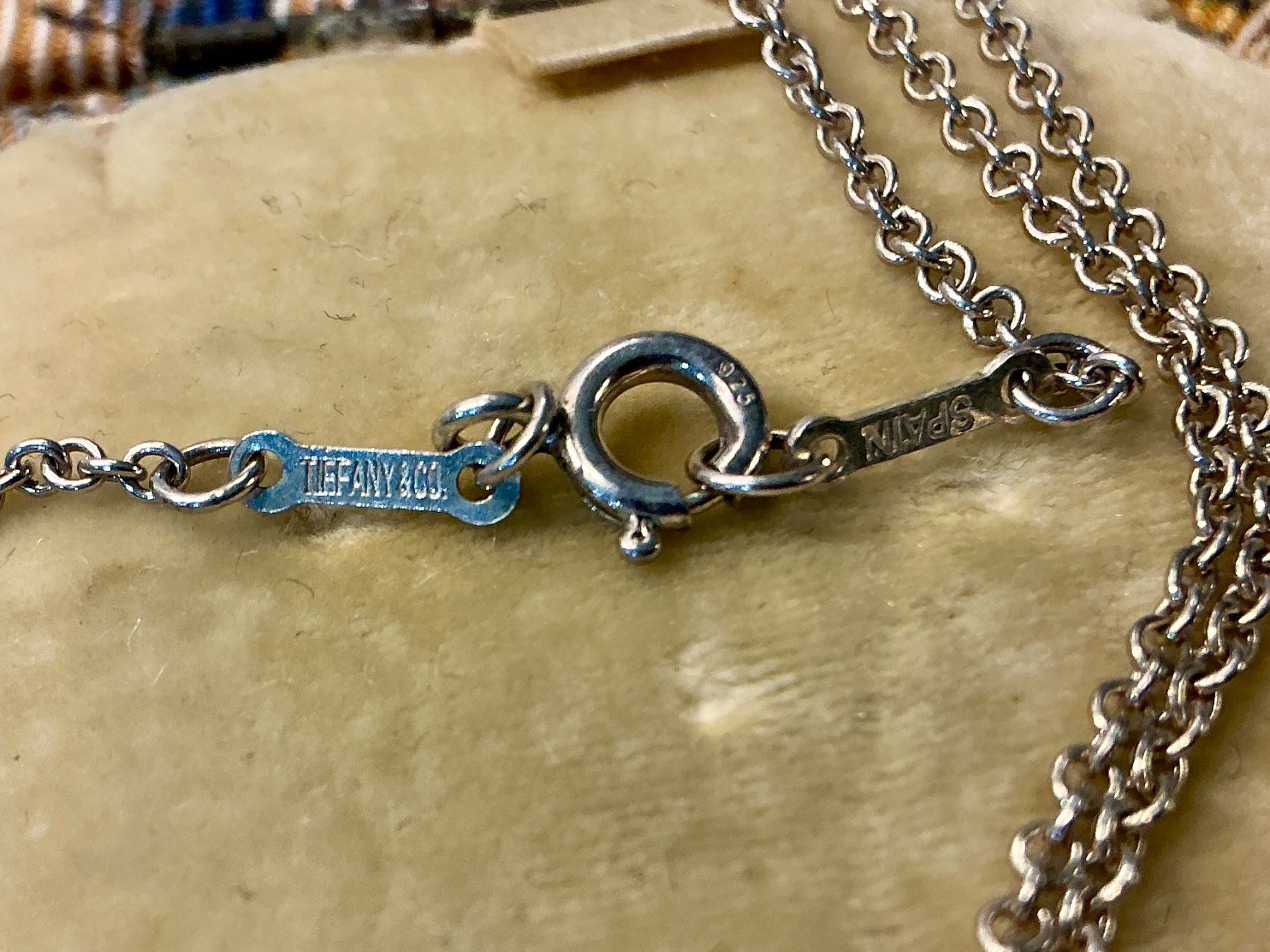 TIFFANY&Co VINTAGE ANHÄNGER AN KETTE STERLING 925, 100% ECHT (Gebraucht ...