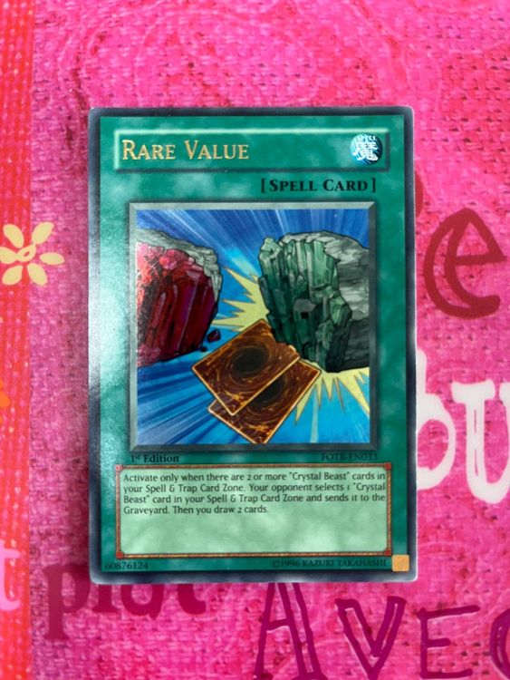 Yugioh FOTB-EN033 1st Ed Rare Value Ultra RARE LP EN | Kaufen auf Ricardo