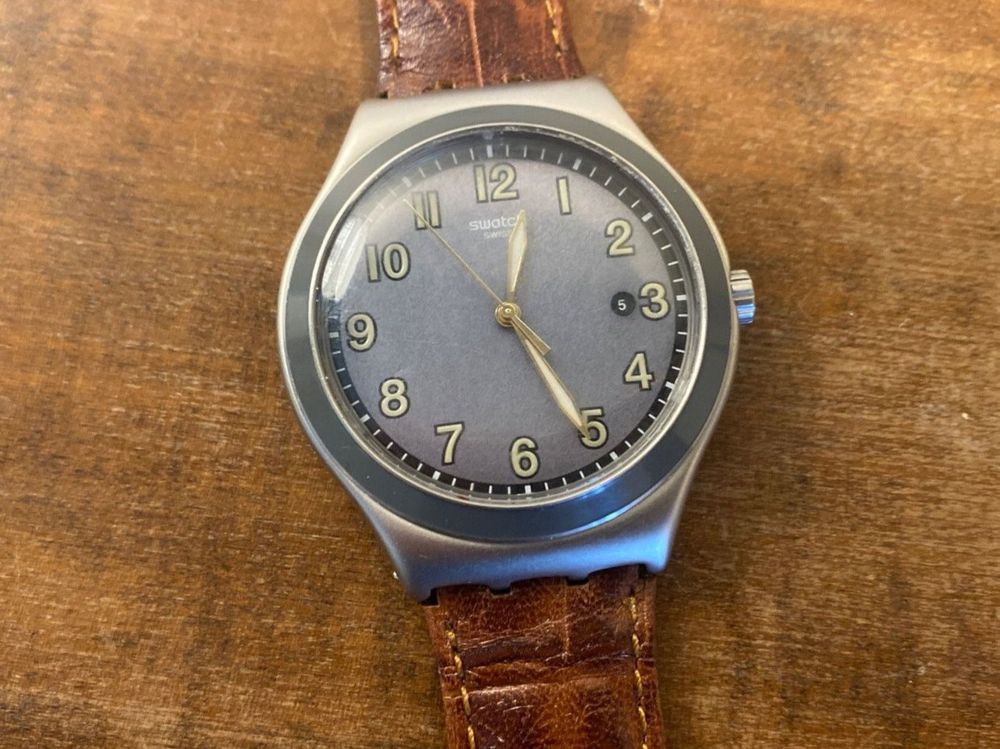 Swatch Iron - neue Batterie und neues Band (Gebraucht) in solothurn für ...