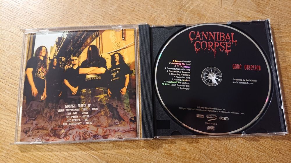 Cannibal Corpse - Gore Obsessed - CD (Gebraucht) in Bönigen für CHF 4.9 ...