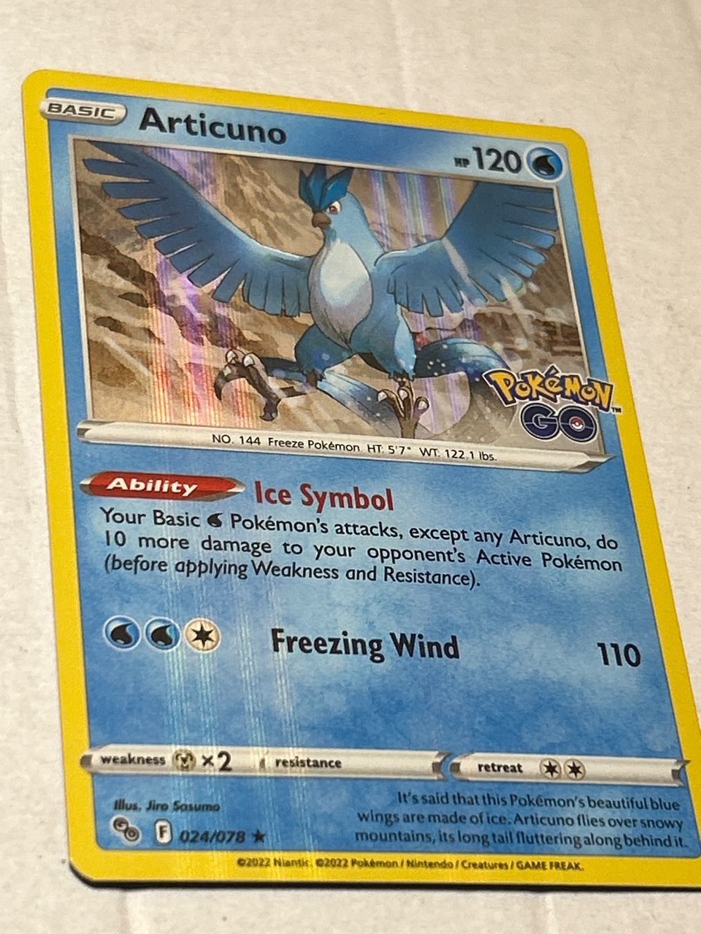 Pokémon GO Articuno Holo 024/078 - 2022 - 🇺🇸 (Gebraucht) in Langenthal ...