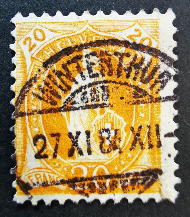 TR55 Timbre Suisse Debout Oblitere 1884 - Winterthur | Kaufen auf Ricardo