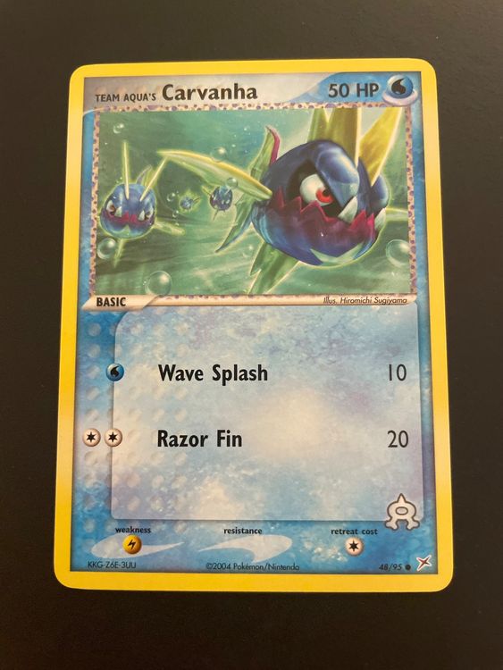 Carvanha - EX Team Magma vs. Team Aqua 48/95 | Kaufen auf Ricardo