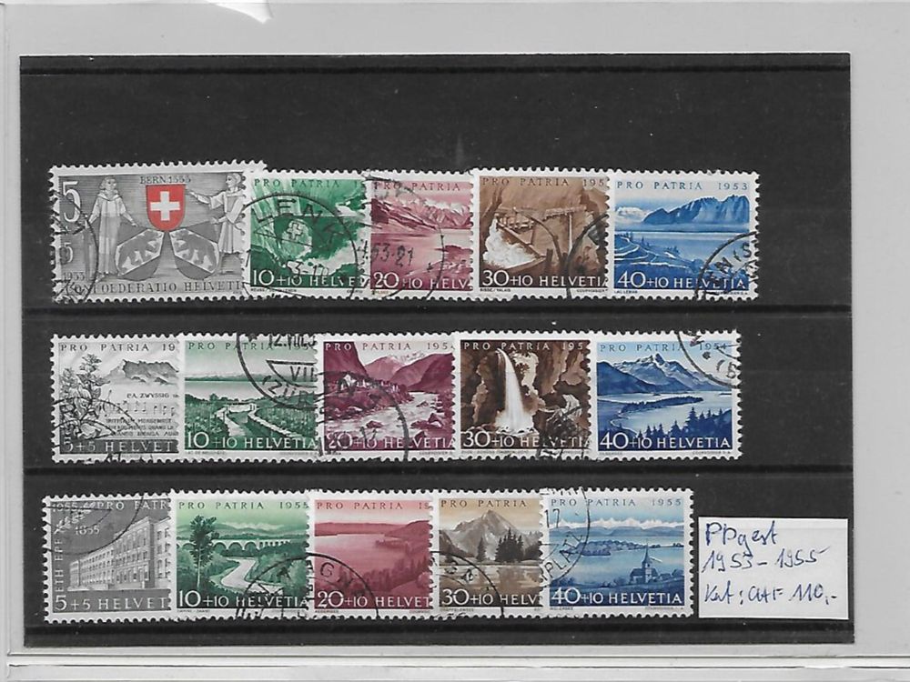 PP gest. 1953 - 1955 Kat: CHF 110.- (Gebraucht) in Basel für CHF 1 – mit Lieferung auf Ricardo ...