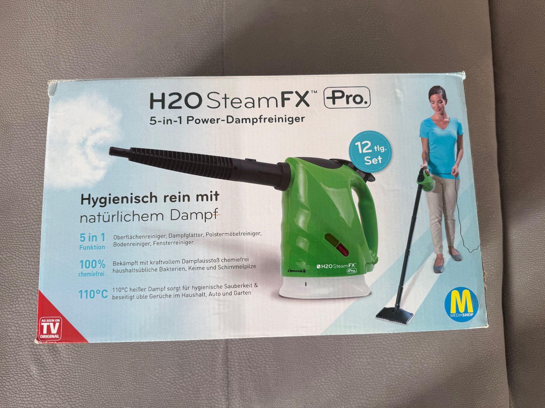 H2O SteamFX Pro 5-in-1 Power-Dampfreiniger, neuwertig! (Neu (gemäss ...