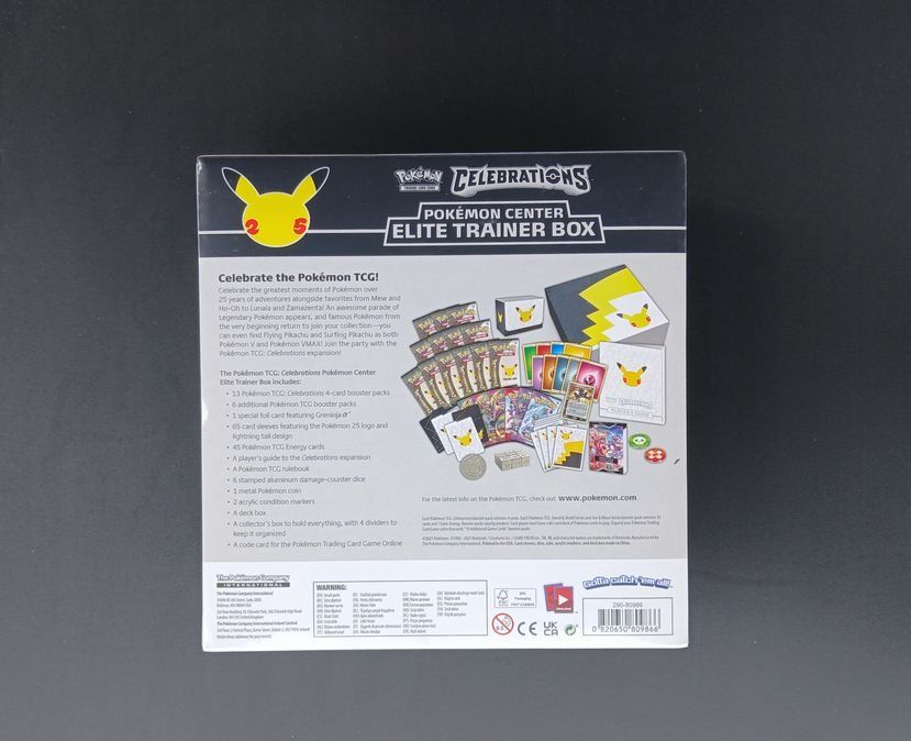 Pokemon Center 25th Celebrations ETB - EN! Neu! Sealed! (Neu und ...