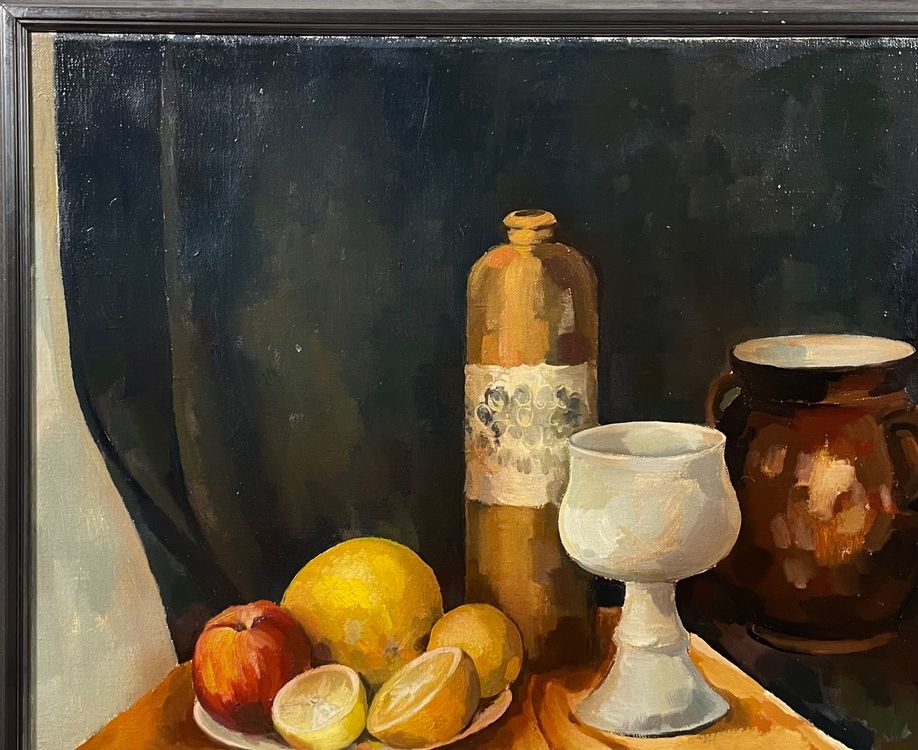 Richard Taubenek (1940) grosses Gemälde - Stillleben (Gebraucht) in Root für CHF 25 – mit ...