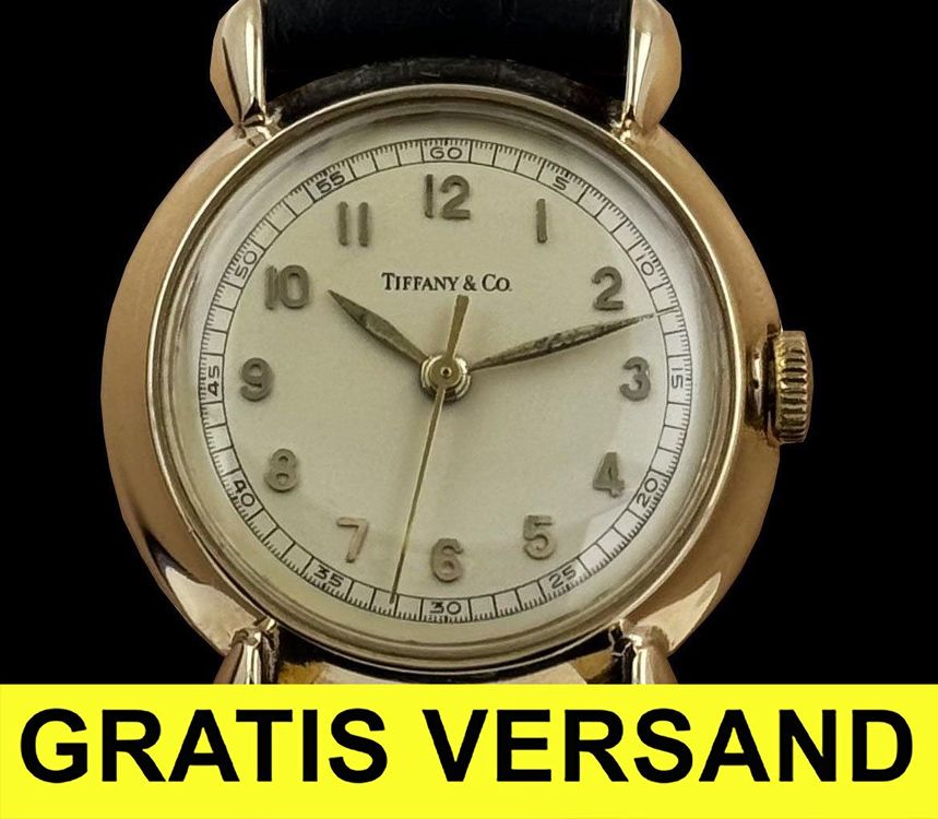 Tiffany & Co Herrenuhr(Unisex) Armbanduhr in 18K 750 Gold | Kaufen auf ...