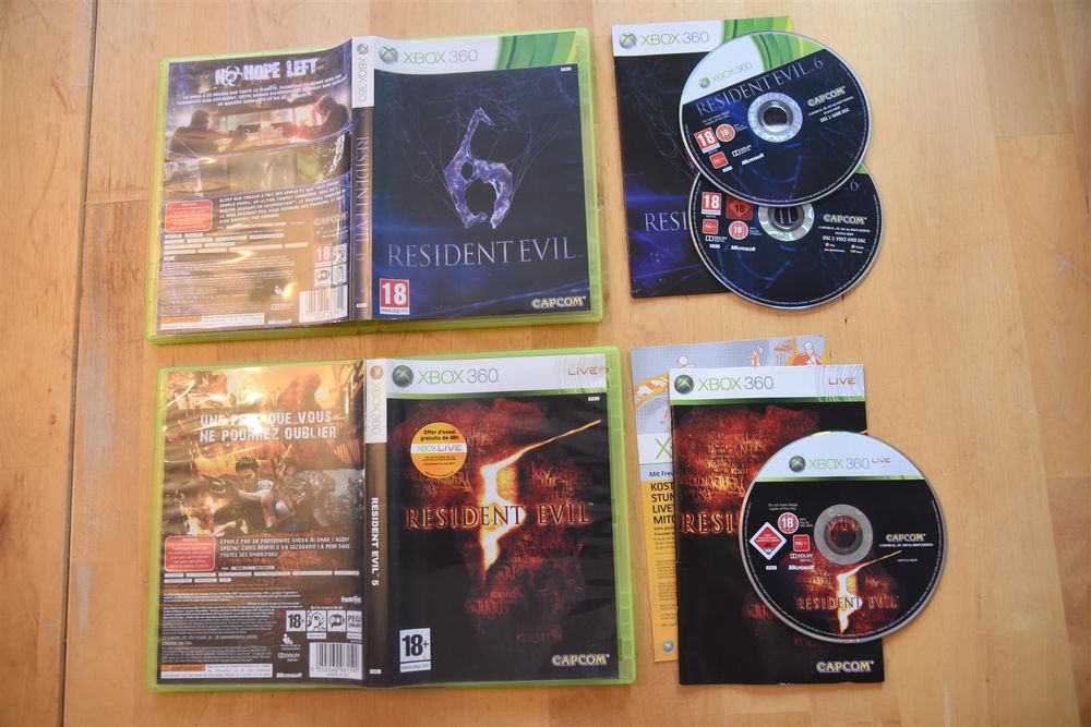 Resident Evil 5+6 (Gebraucht) in Frenkendorf für CHF 7 – mit Lieferung auf Ricardo kaufen