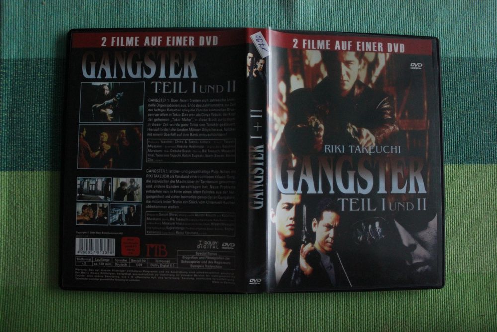 Gangster Teil I und II Riki TakeuchI 2 Filme auf Einer DVD (Gebraucht ...