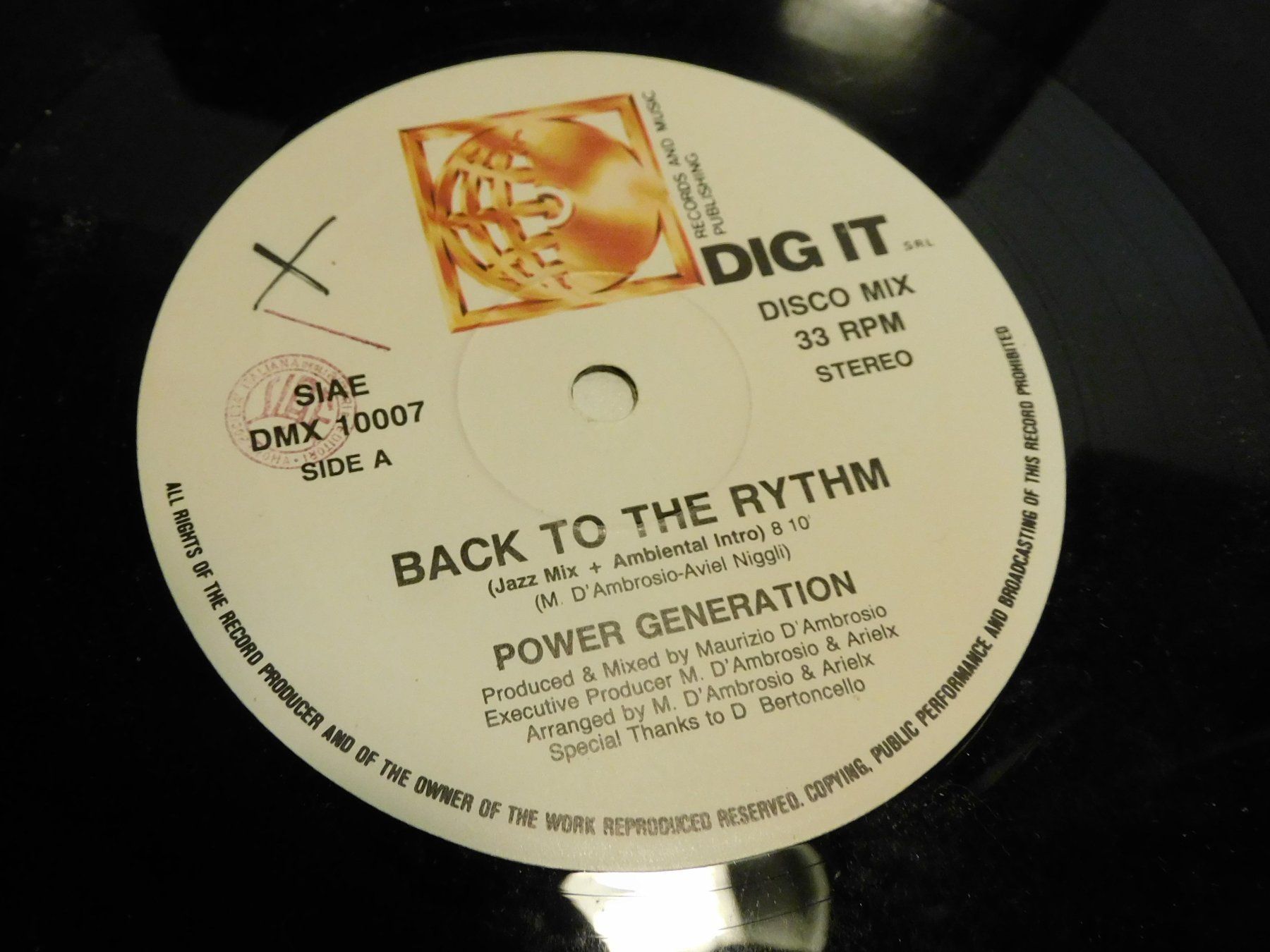 LP Schallplatte - Back to the Rythm Live Mix House Mix (Gebraucht) in ...