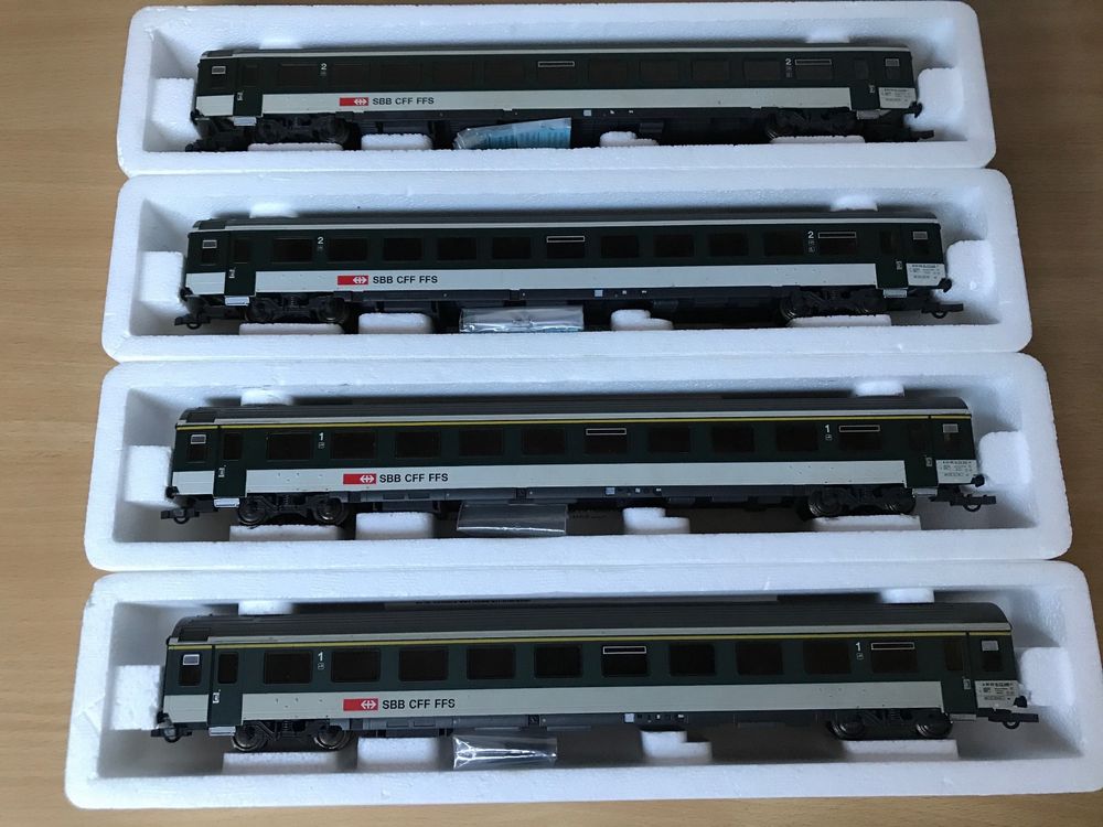 2 x Roco 44883 / 2 x Roco 44884 Personenwagen 1./2. Kl. SBB | Kaufen auf Ricardo