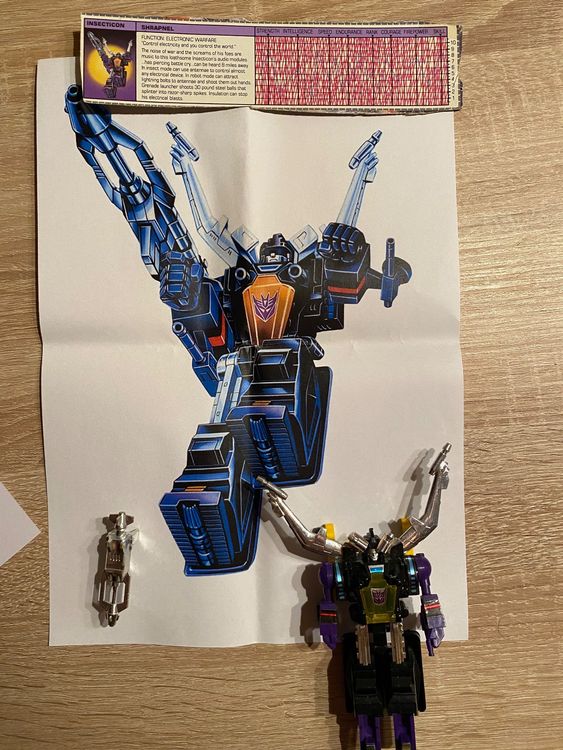 Transformers G1 Insecticons 1985 Figuren (Gebraucht) in latterbach für ...