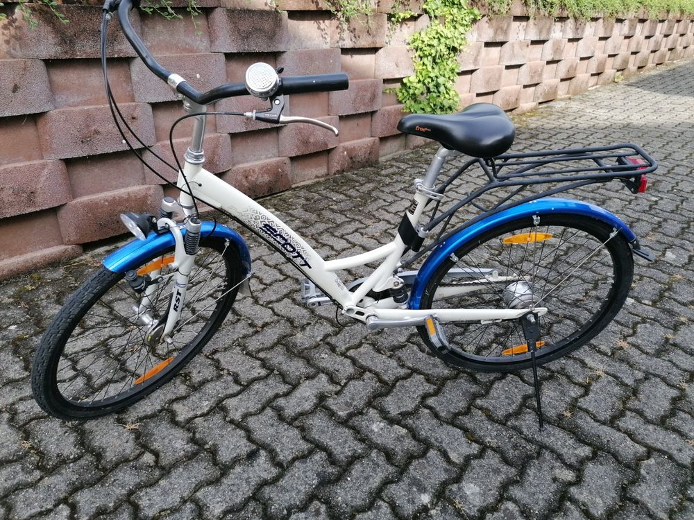 Scott Damenfahrrad 7-Gang weiss-blau, guter Zustand (Gebraucht) in Arch ...
