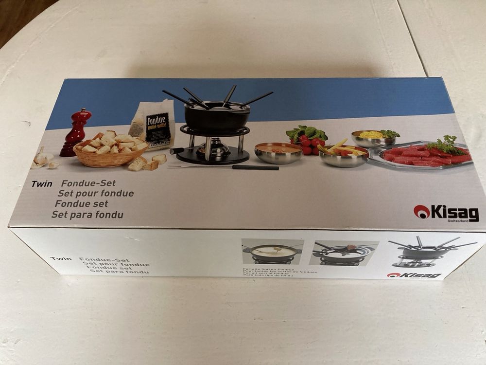 Kisag Twin Fondue-Set für alle Sorten (Käse und Fleisch) (Neu und originalverpackt) in Ebikon ...