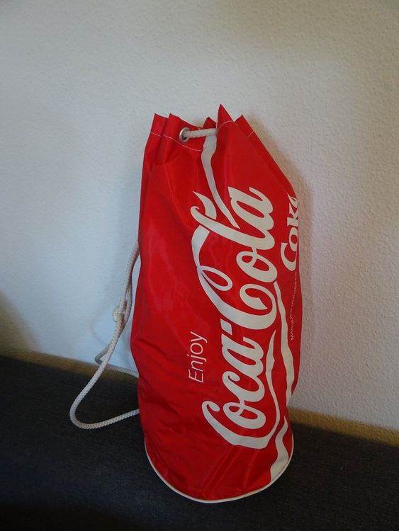 COCA COLA Sack / Tasche /Strandtasche/ Umhängetasche 90er | Kaufen auf ...