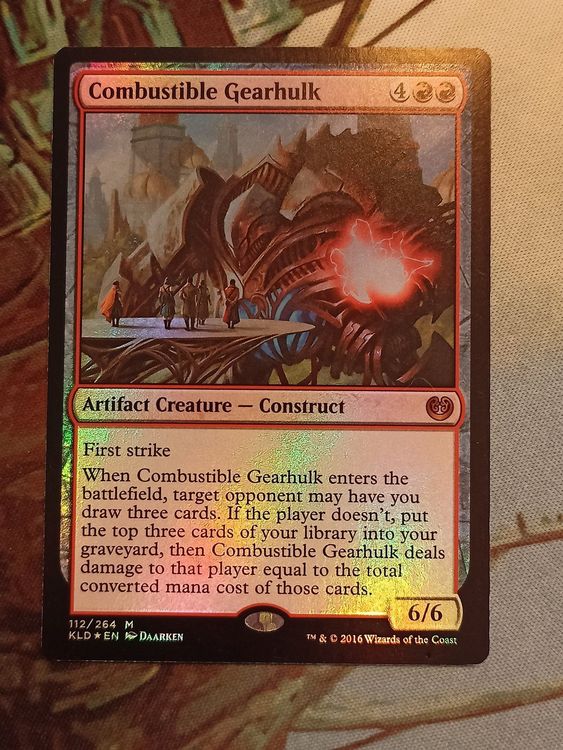 MTG - Combustible Gearhulk Foil - Mythic Rare (Gebraucht) in Wil SG für ...