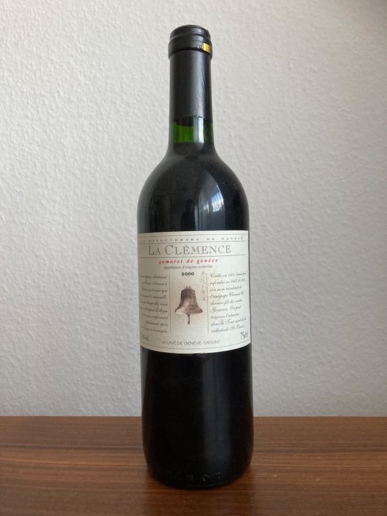 Rarität🇨🇭La Clémence Gamarét de Genève AOC 2000, (Gebraucht) in ...