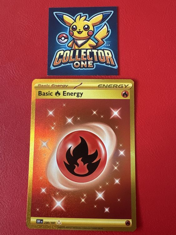 Pokemon Gold Trainer Basic Energy Rare wunderschön (Neu (gemäss ...
