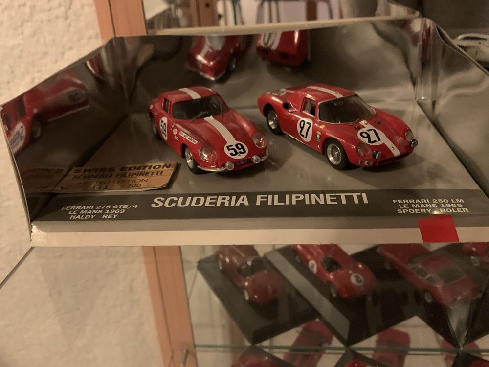 2 Ferrari Modellautos Swiss Edition 275/250 Limit E.111/200 (Neu ...