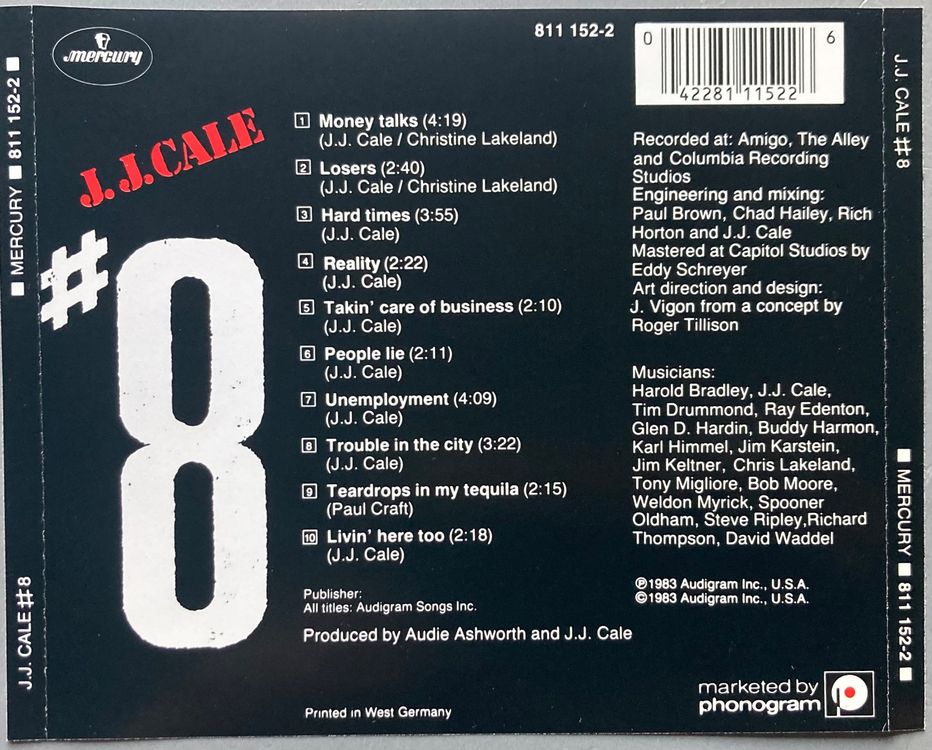 J.J. CALE - #8 | Kaufen auf Ricardo