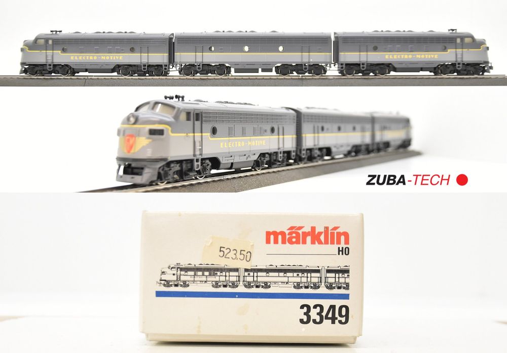 Märklin 3349 Diesellok EMD F7 GM WS H0 Analog mit OVP (Gebraucht) in St ...