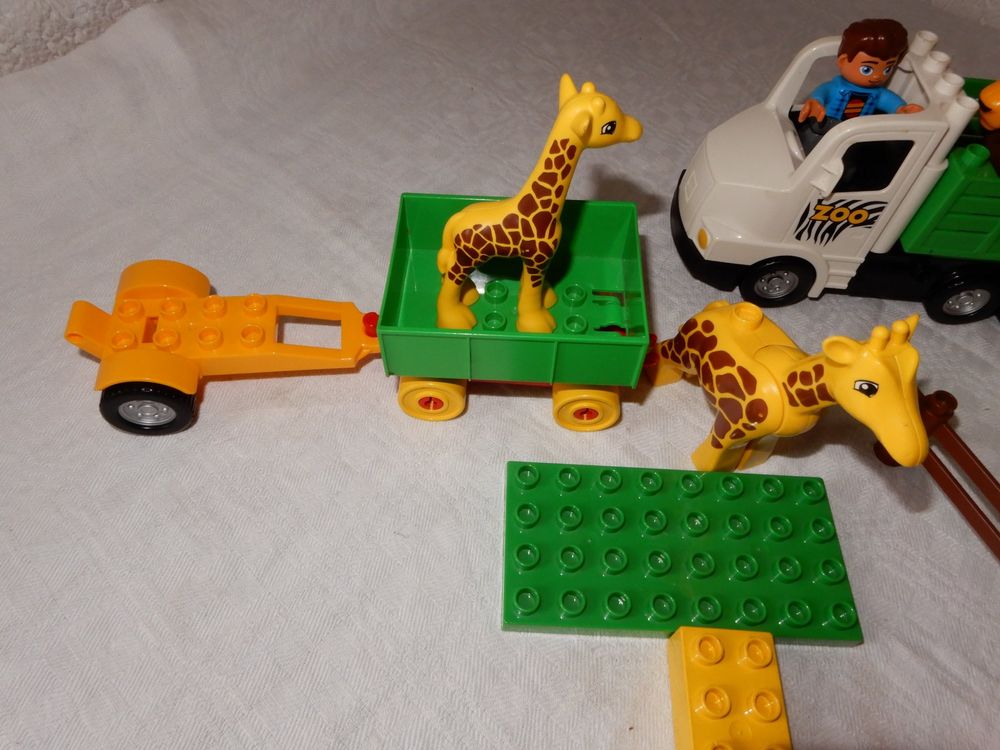 LEGO DUPLO Zoo Transporter 6172 und Steine, Tiere, Anhänger | Kaufen auf Ricardo