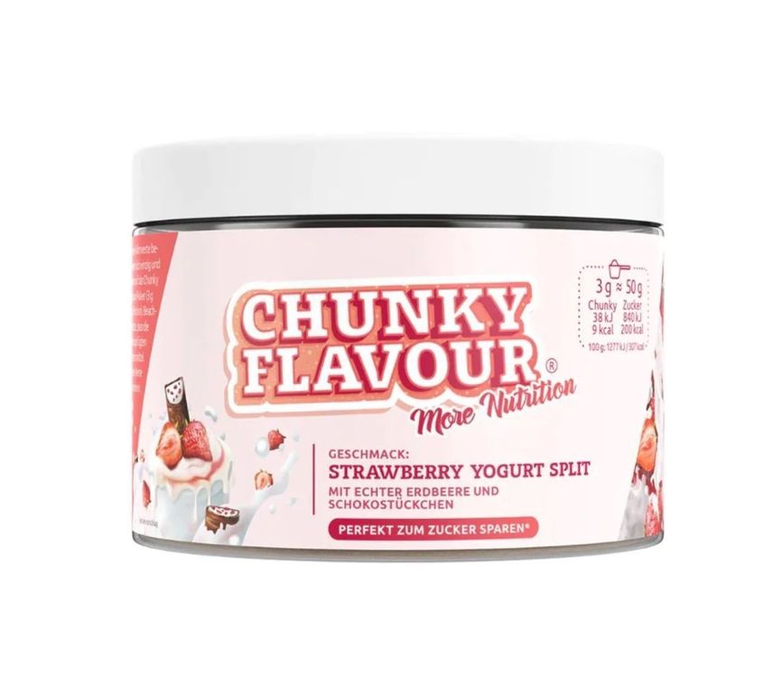 Chunky Flavour Strawberry Yogurt Split More Nutrition NEU (Neu und ...