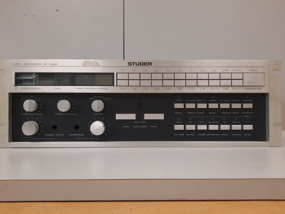 Studer A726. Synthesizer (9) (Gebraucht) in Dintikon für CHF 333 – nur Abholung auf Ricardo kaufen