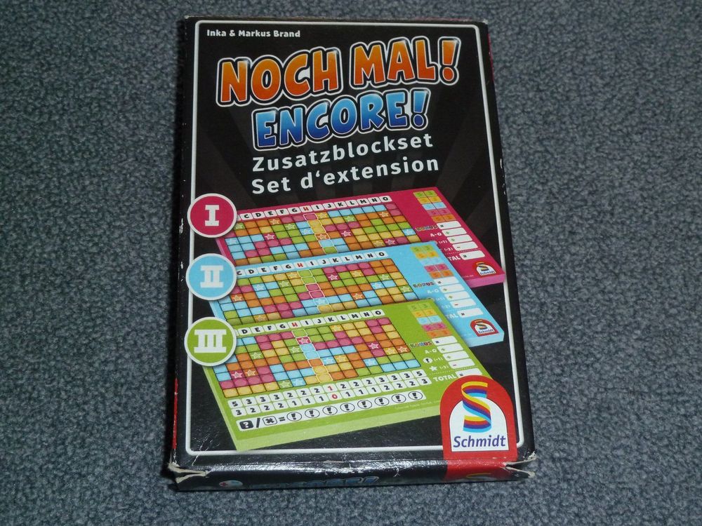 Schmidt Spiele - Noch Mal! - Zusatzblöcke I-III (Gebraucht) in für CHF ...