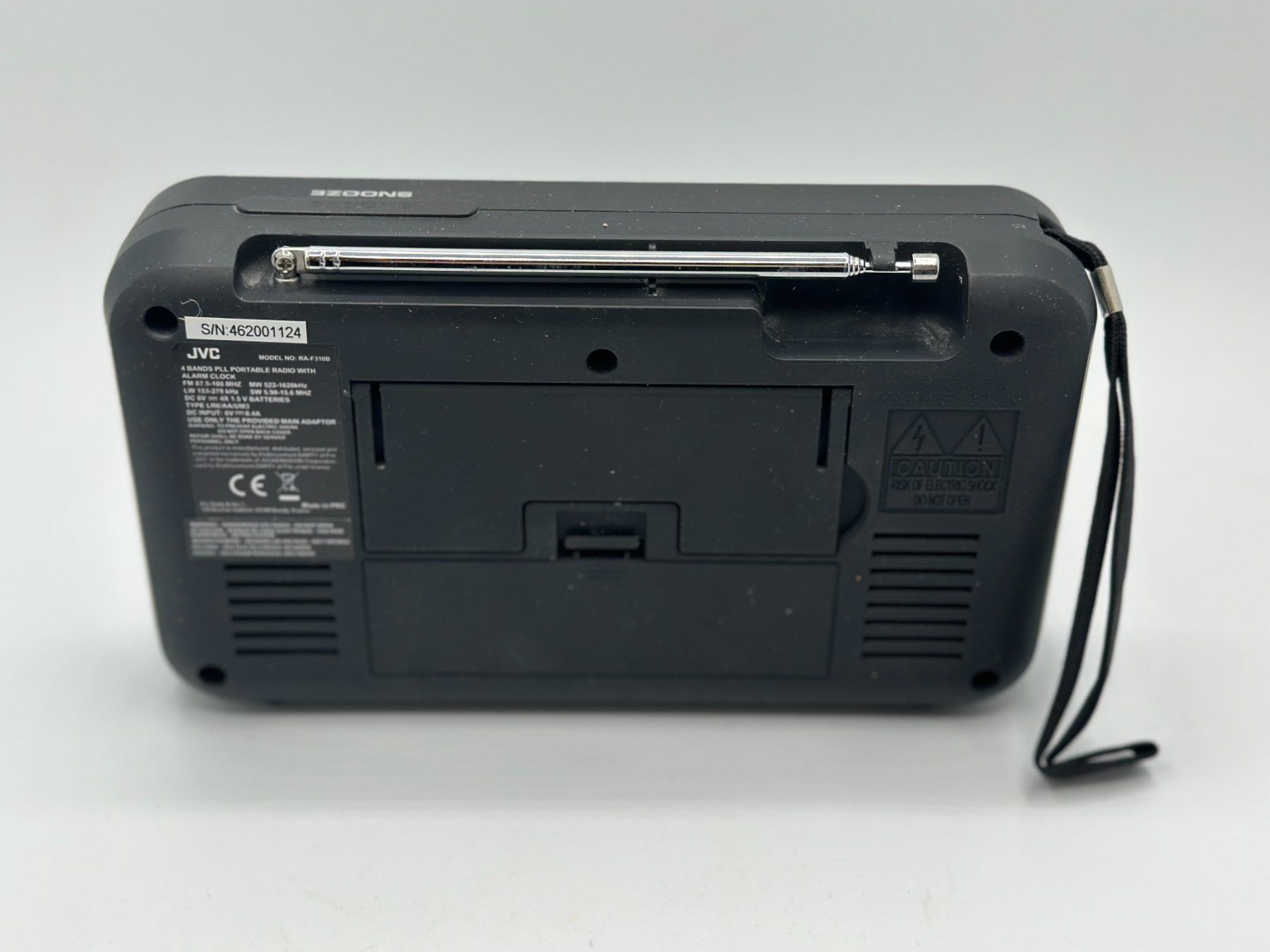 RADIO JVC RA-F310B +Test OK! FM/Transistor/Portable no sony (Gebraucht ...