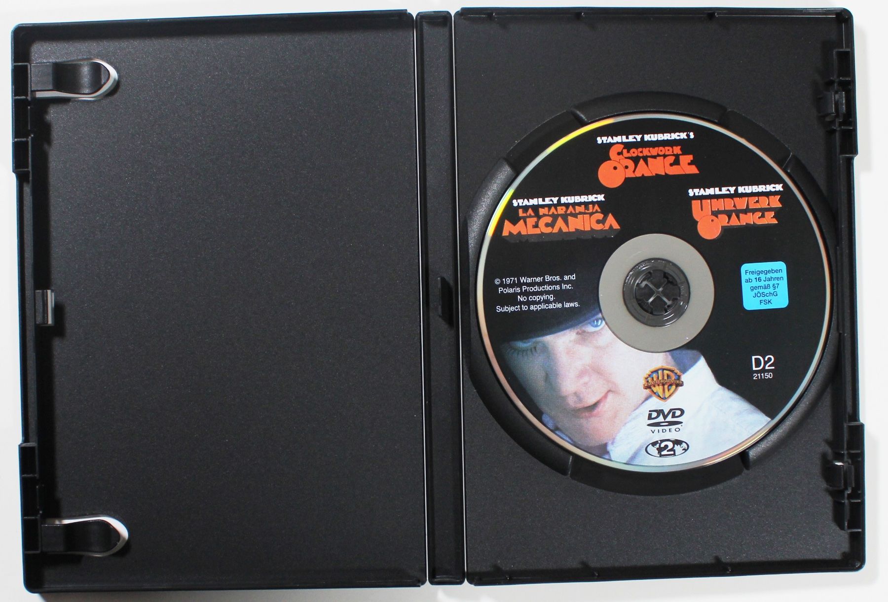 DVD - UHRWERK ORANGE / CLOCKWORK ORANGE - STANLEY KUBRIK (Neu (gemäss ...